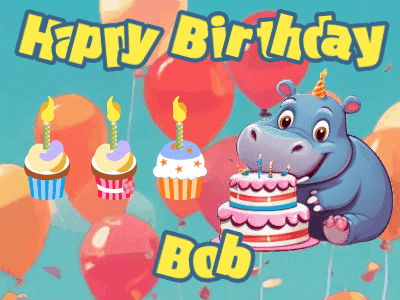 Happy Birthday Bob GIF 111