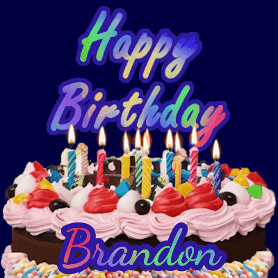 Happy Birthday Brandon GIF 19