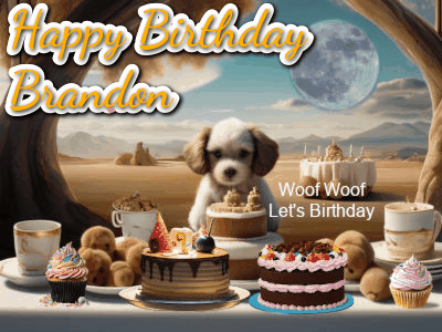 Happy Birthday Brandon GIF 61