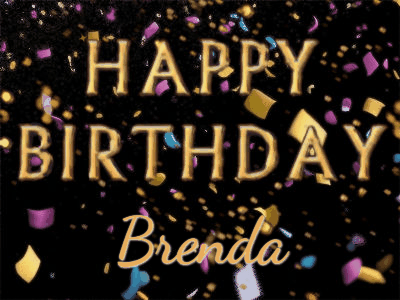 Happy Birthday Brenda GIF 130