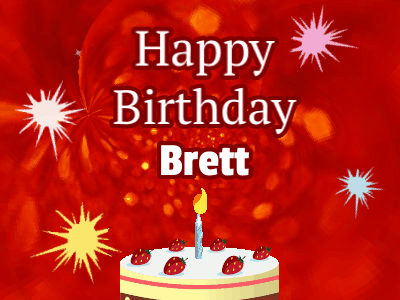 Happy Birthday Brett GIF 13