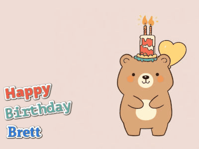Happy Birthday Brett GIF 151