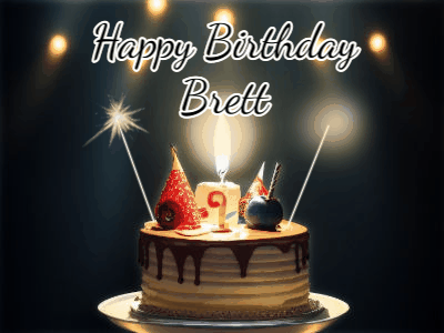 Happy Birthday Brett GIF 7