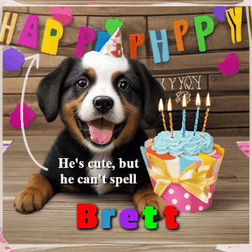 Happy Birthday Brett GIF 81