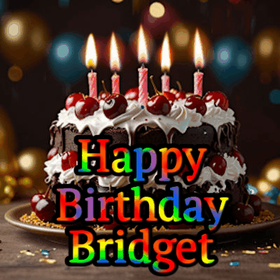 Happy Birthday Bridget GIF 149