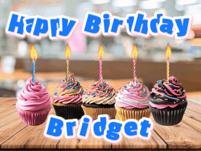 Happy Birthday Bridget GIF 154