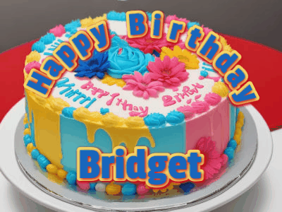 Happy Birthday Bridget GIF 37