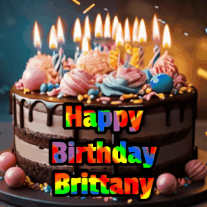 Happy Birthday Brittany GIF 60