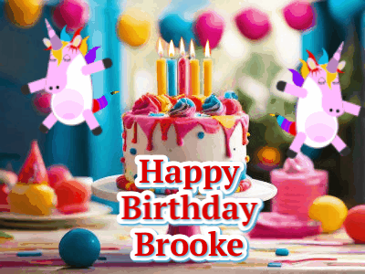 Happy Birthday Brooke GIF 21