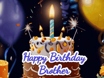 Happy Birthday Brother GIF 141