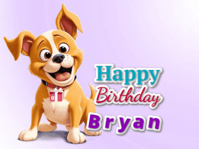 Happy Birthday Bryan GIF 104