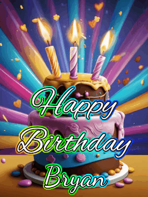 Happy Birthday Bryan GIF 109