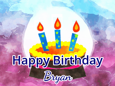 Happy Birthday Bryan GIF 121
