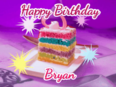 Happy Birthday Bryan GIF 133