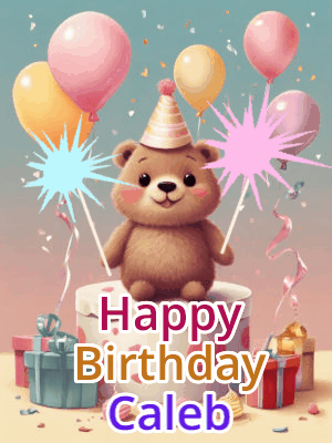Happy Birthday Caleb GIF 105