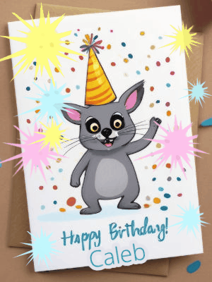 Happy Birthday Caleb GIF 38