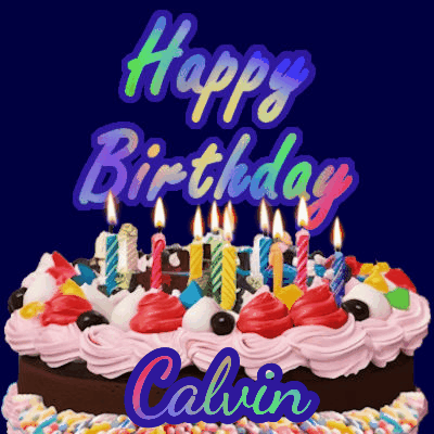 Happy Birthday Calvin GIF 20