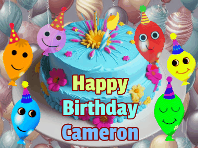 Happy Birthday Cameron GIF 33