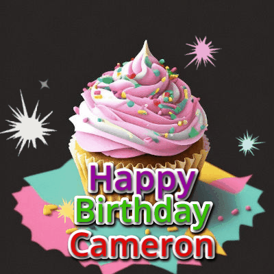 Happy Birthday Cameron GIF 86