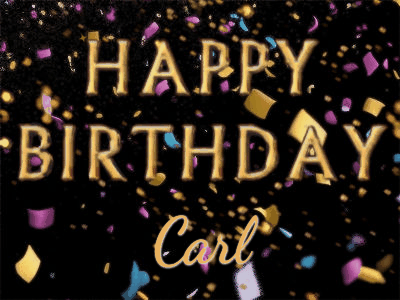 Happy Birthday Carl GIF 129