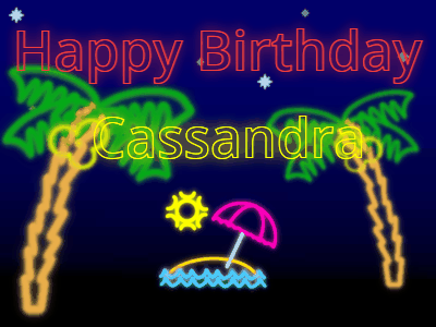 Happy Birthday Cassandra GIF 119