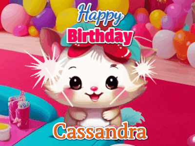Happy Birthday Cassandra GIF 127