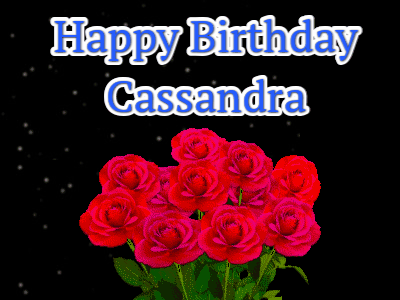 Happy Birthday Cassandra GIF 134