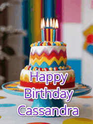 Happy Birthday Cassandra GIFs