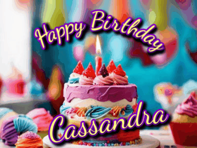 Happy Birthday Cassandra GIF 23