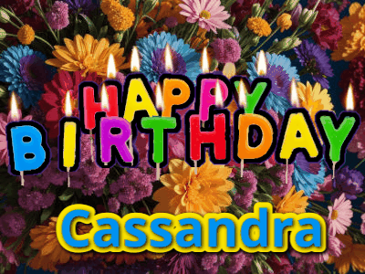 Happy Birthday Cassandra GIF 37