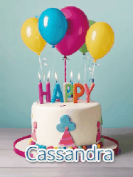 Happy Birthday Cassandra GIFs