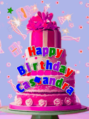 Happy Birthday Cassandra GIF 45
