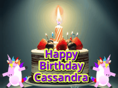 Happy Birthday Cassandra GIF 49