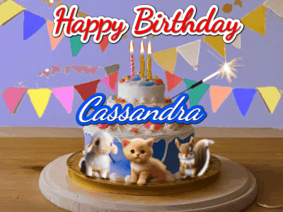 Happy Birthday Cassandra GIF 71