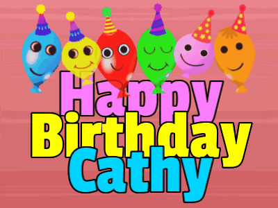 Happy Birthday Cathy GIF 109