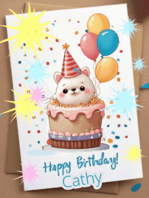 Happy Birthday Cathy GIF 140