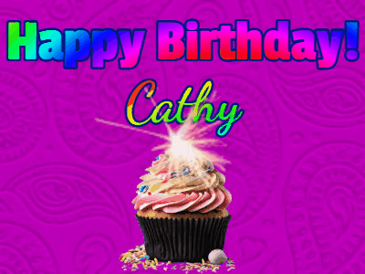 Happy Birthday Cathy GIF 45