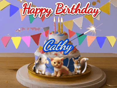 Happy Birthday Cathy GIF 74