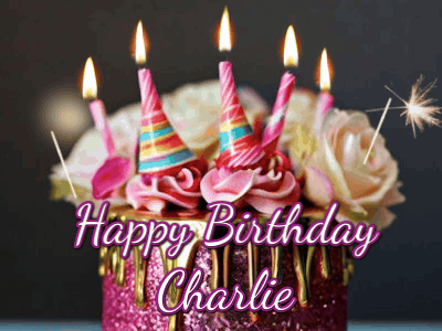 Happy Birthday Charlie Gif 160