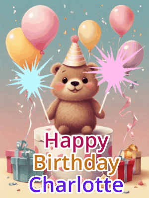 Happy Birthday Charlotte GIF 106