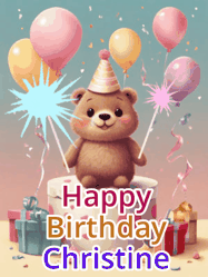 Happy Birthday Christine GIFs