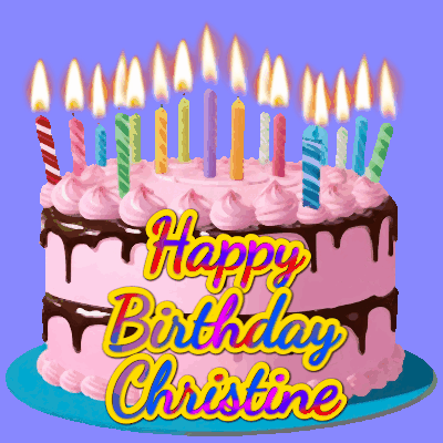 Happy Birthday Christine GIF 95