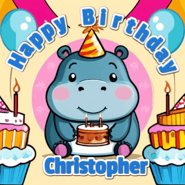 Happy Birthday Christopher GIF 103