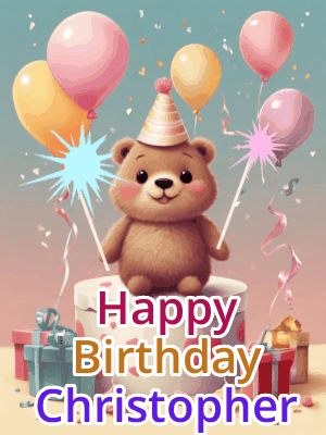 Happy Birthday Christopher GIF 105