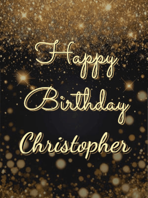 Happy Birthday Christopher GIF 17