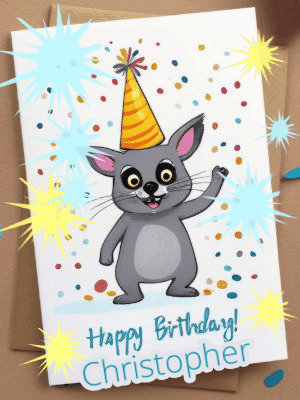 Happy Birthday Christopher GIF 38