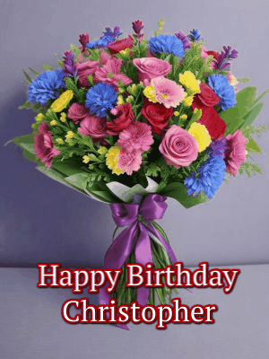 Happy Birthday Christopher GIF 44
