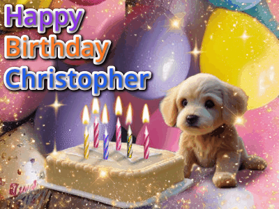 Happy Birthday Christopher GIF 87