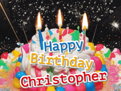 Happy Birthday Christopher GIF 93