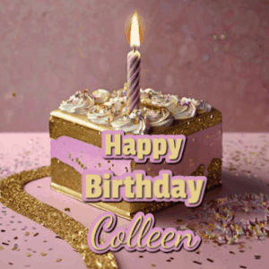 Happy Birthday Colleen GIF 150